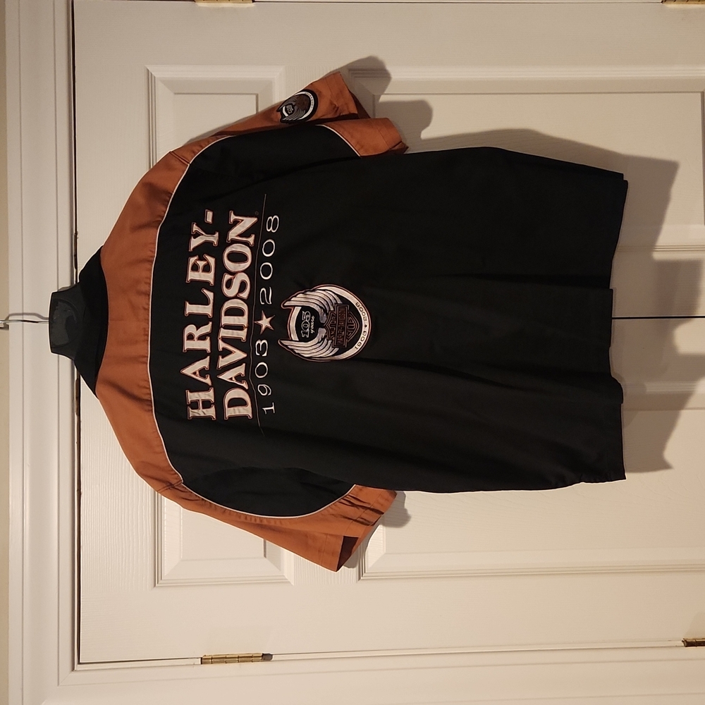 Harley Davidson 105th Anniversary Button Down Shirt X… - Gem